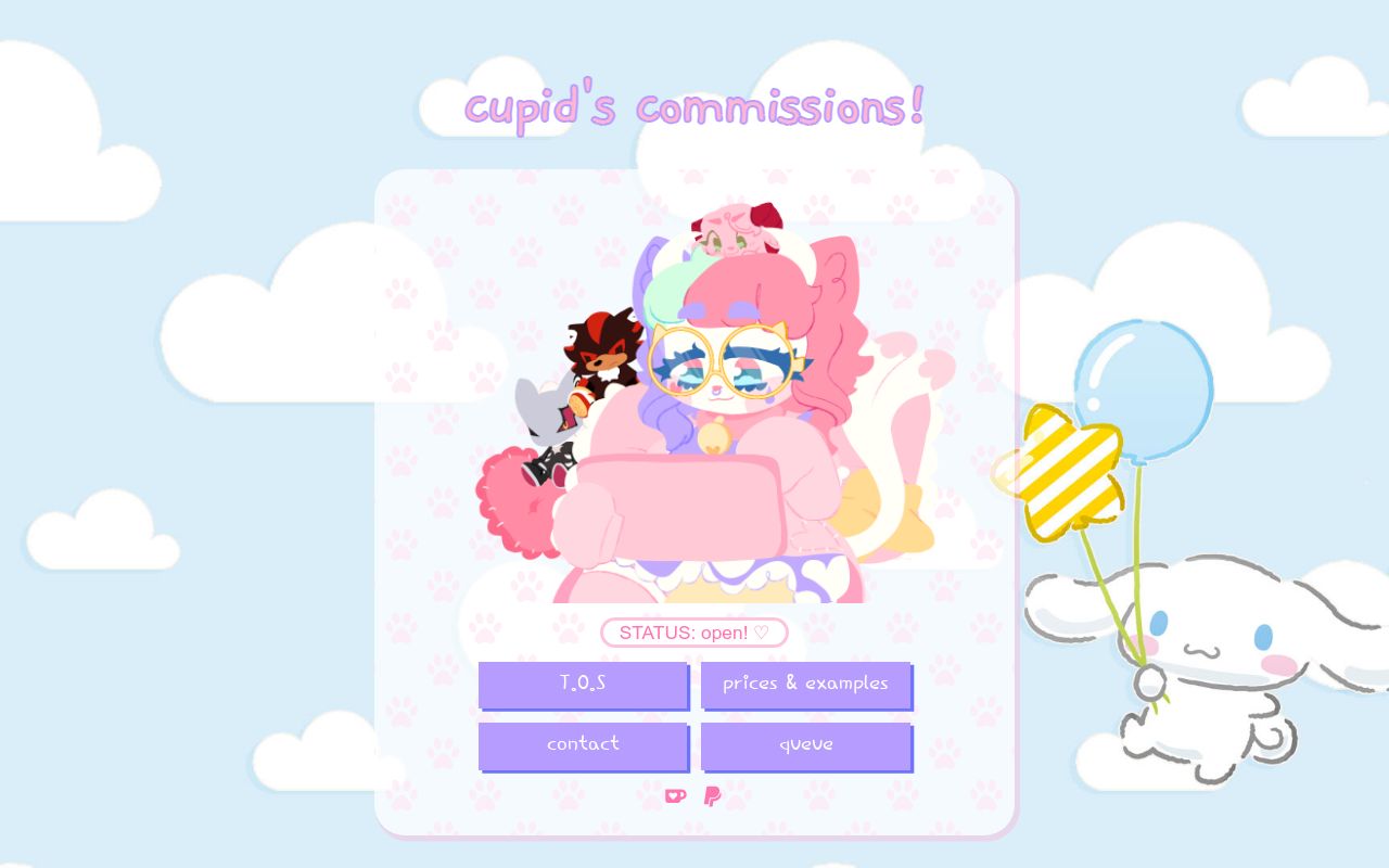 cupid's commissions!